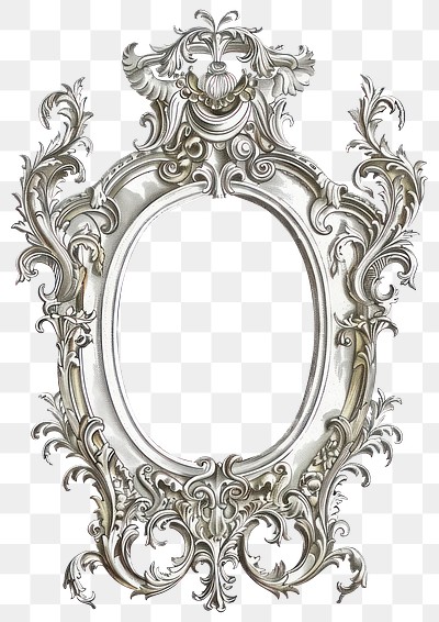PNG Elegant ornate vintage oval | Free PNG - rawpixel