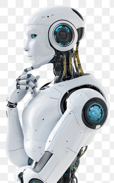 PNG AI robot thinking technological | Premium PNG - rawpixel