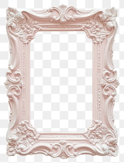 PNG Pale pink Renaissance frame | Premium PNG - rawpixel