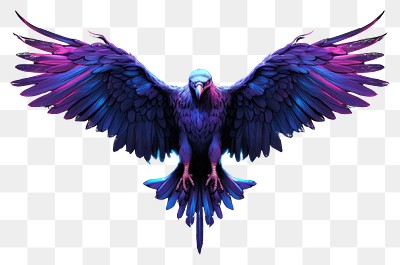 PNG Illustration flying Vulture Neon | Premium PNG - rawpixel