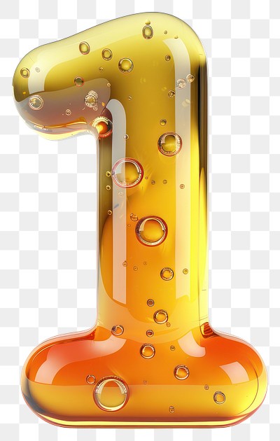 Number 1 number yellow symbol. | Free PNG - rawpixel