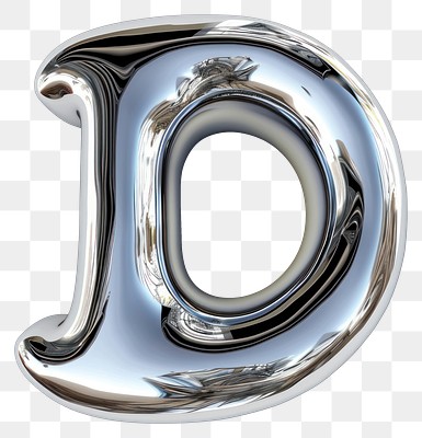 PNG Alphabet D letter silver | Premium PNG - rawpixel