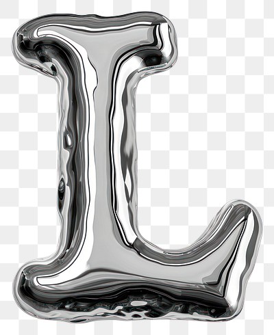 PNG Alphabet L letter silver | Premium PNG - rawpixel