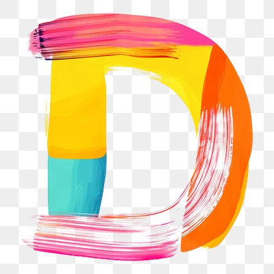 PNG Cute letter D text | Premium PNG - rawpixel