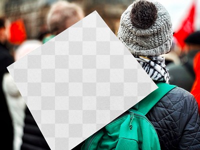 Protest sign png transparent mockup | Premium PNG - rawpixel