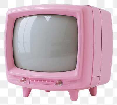 PNG Retro Pastel Pink TV | Premium PNG - rawpixel