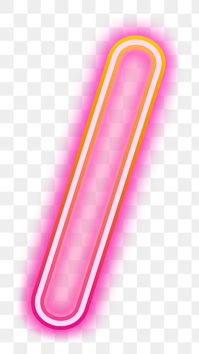 PNG slash pink neon design | Premium PNG - rawpixel