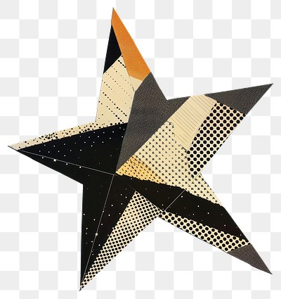 PNG star retro paper collage | Free PNG - rawpixel