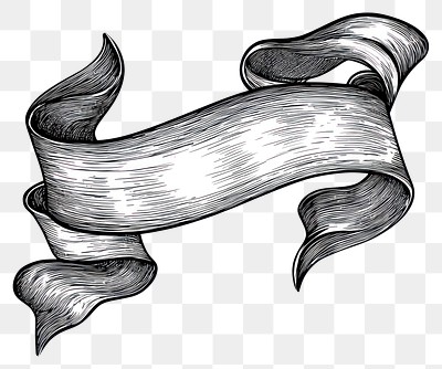 PNG Hand-Drawn vector Ribbon art | Free PNG - rawpixel
