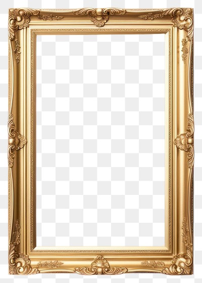 PNG Classic vertical gold frame | Free PNG - rawpixel