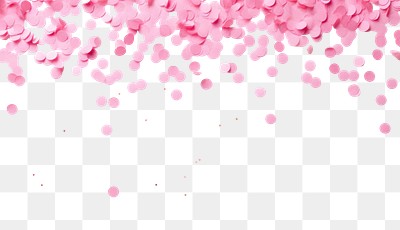 PNG Pink confetti border background | Free PNG - rawpixel