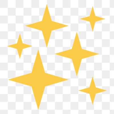 Yellow sparkle png sticker, cute | Premium PNG - rawpixel