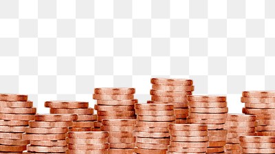 Copper coins png border sticker, | Free PNG - rawpixel