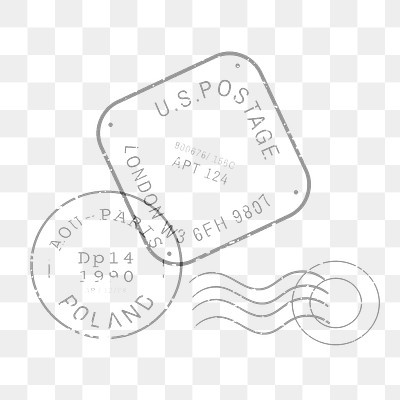 Postage stamp png sticker, Ephemera | Premium PNG - rawpixel
