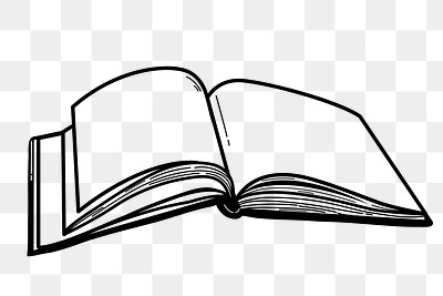 Open book png doodle sticker, | Premium PNG - rawpixel