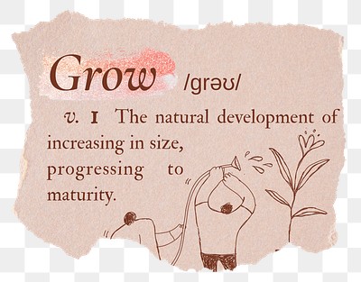 Grow definition, ripped dictionary word | Free Photo - rawpixel