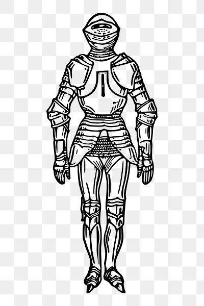 Armor png sticker illustration, transparent | Free PNG - rawpixel