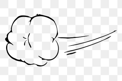 Png comic speed cloud sticker | Free PNG - rawpixel