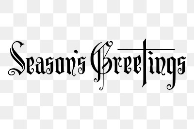 Season's greetings png sticker text | Free PNG - rawpixel