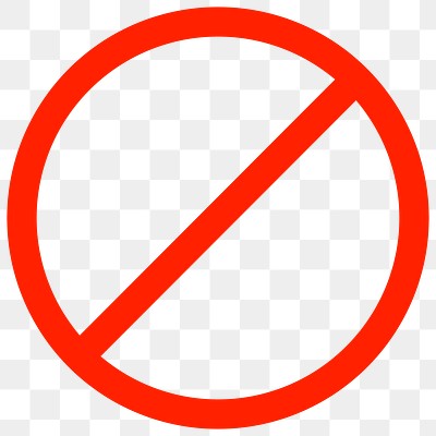 Ban sign png sticker symbol | Free PNG - rawpixel