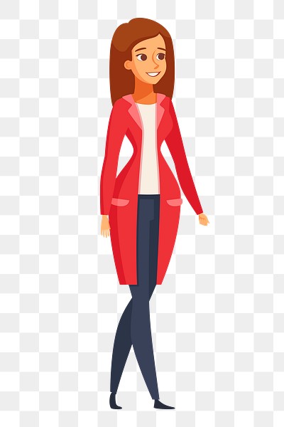 Woman png character illustration, transparent | Free PNG - rawpixel