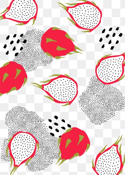 Dragon fruit pattern png transparent | Premium PNG - rawpixel