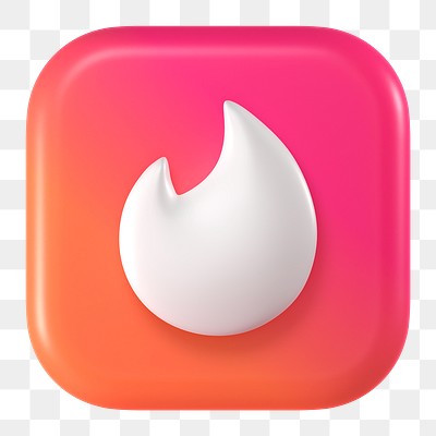 Tinder icon social media 3D | Premium Icons - rawpixel