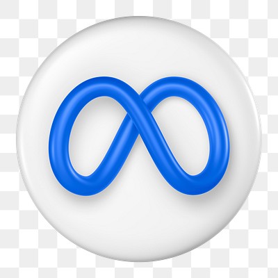 Meta icon social media 3D | Premium Icons - rawpixel