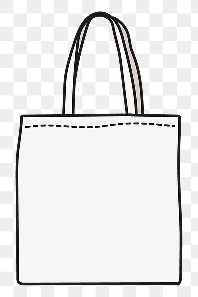 Tote bag png sticker, eco-friendly | Premium PNG - rawpixel