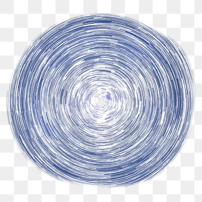 Blue spiral png sticker, circle | Free PNG - rawpixel