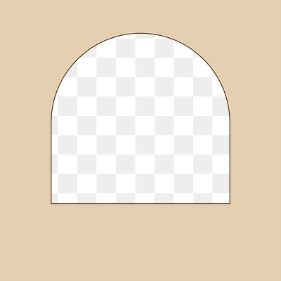 Arch frame png sticker, transparent | Premium PNG - rawpixel