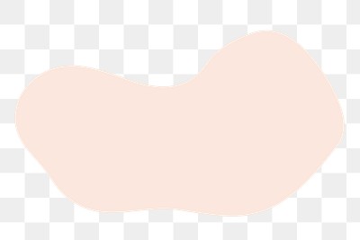 Beige blob shape png sticker, | Premium PNG - rawpixel