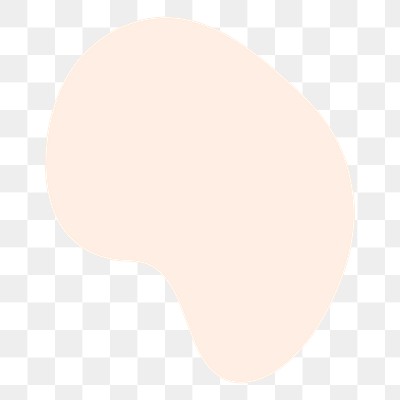Beige blob shape png sticker, | Premium PNG - rawpixel