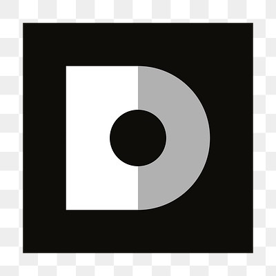 D logo png sticker, transparent | Premium PNG - rawpixel