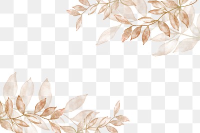 Brown leaf border background, aesthetic | Premium Photo - rawpixel