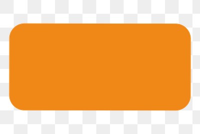Orange rectangle png frame sticker, | Premium PNG - rawpixel