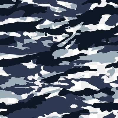 Blue camouflage png pattern sticker, | Premium PNG - rawpixel