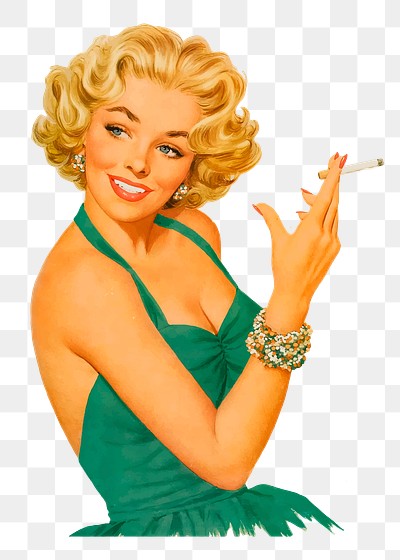 Pinup woman png illustration, transparent | Free PNG - rawpixel