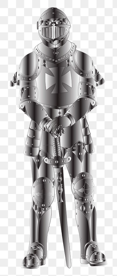 Knight png illustration, transparent background. | Free PNG - rawpixel