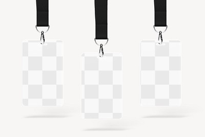 ID cards png mockup, white | Premium PNG - rawpixel