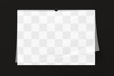 Wall calendar png mockup, black | Premium PNG - rawpixel