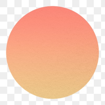 Orange gradient circle png sticker, | PNG - rawpixel