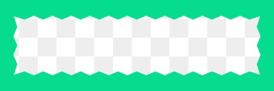 Zig-zag rectangle png frame, transparent | Premium PNG - rawpixel