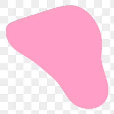 Pink blob shape png abstract | Premium PNG - rawpixel