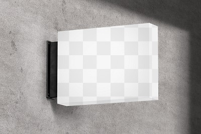 Wall sign png mockup, 3D | Premium PNG - rawpixel