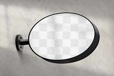Wall sign png mockup, 3D | Premium PNG - rawpixel