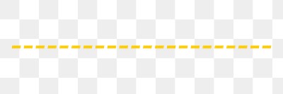 Yellow dashed line png sticker | Premium PNG - rawpixel