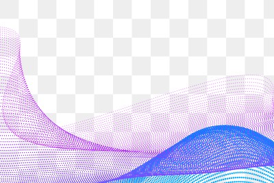 PNG wireframe wave border sticker | Premium PNG - rawpixel