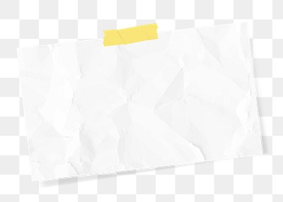 Wrinkled paper png stationery sticker | Premium PNG - rawpixel