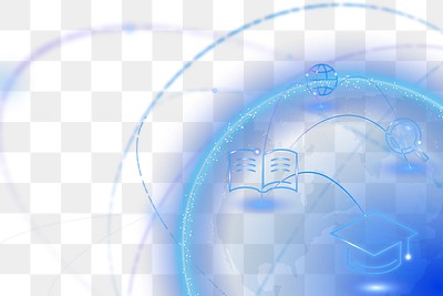 Disruptive education globe background png | Premium PNG - rawpixel